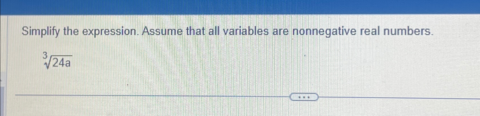 Solved Simplify the expression. Assume that all variables | Chegg.com