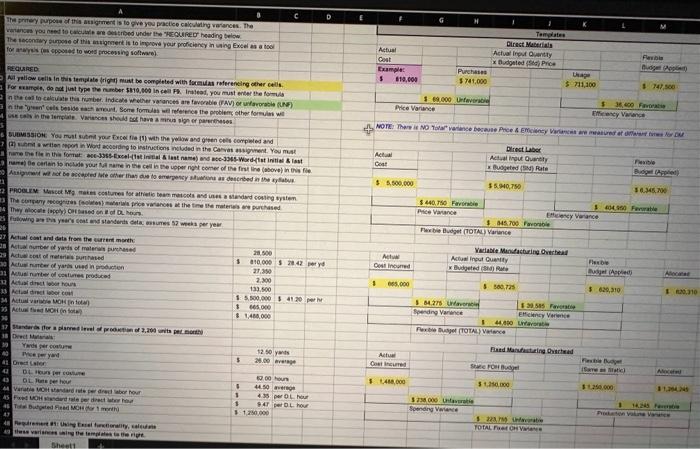 Solved please use the attached excel file to write a letter | Chegg.com