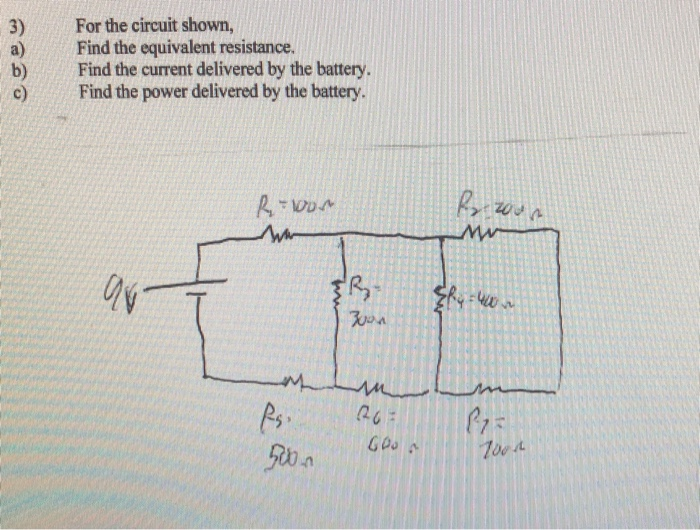 Solved a) For the circuit shown, Find the equivalent | Chegg.com