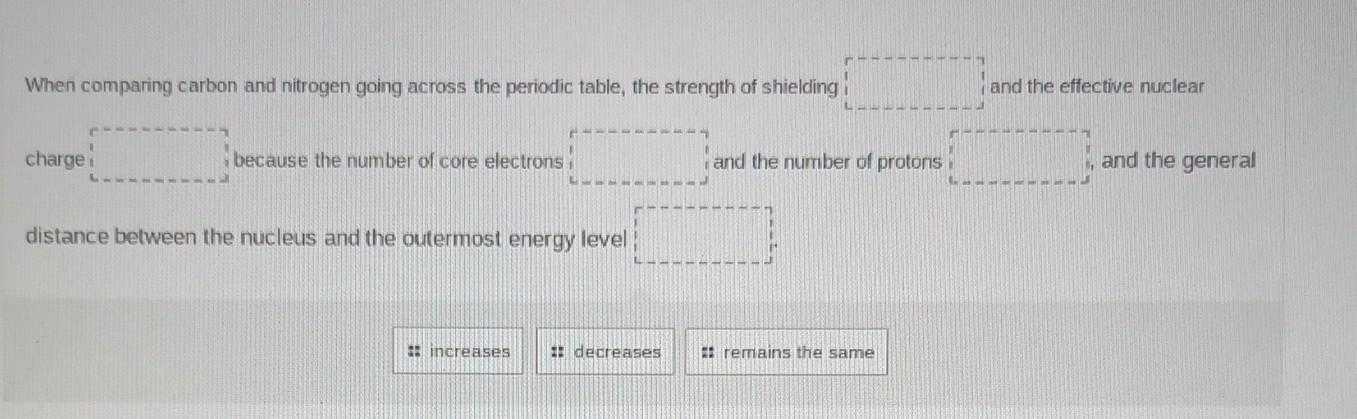 Solved What is EFFECTIVE nuclear charge? The charge that | Chegg.com