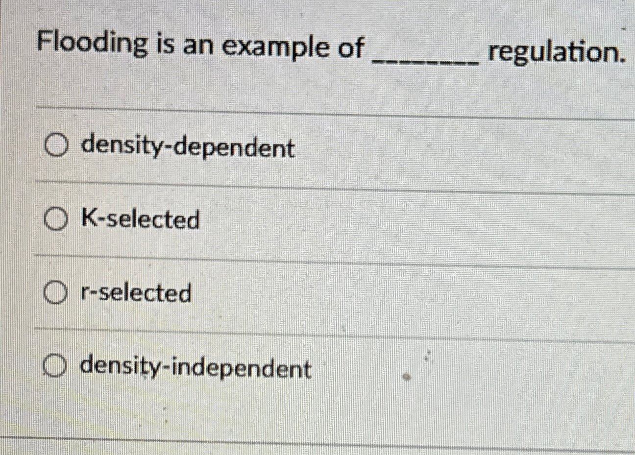 Solved Flooding is an example of | Chegg.com