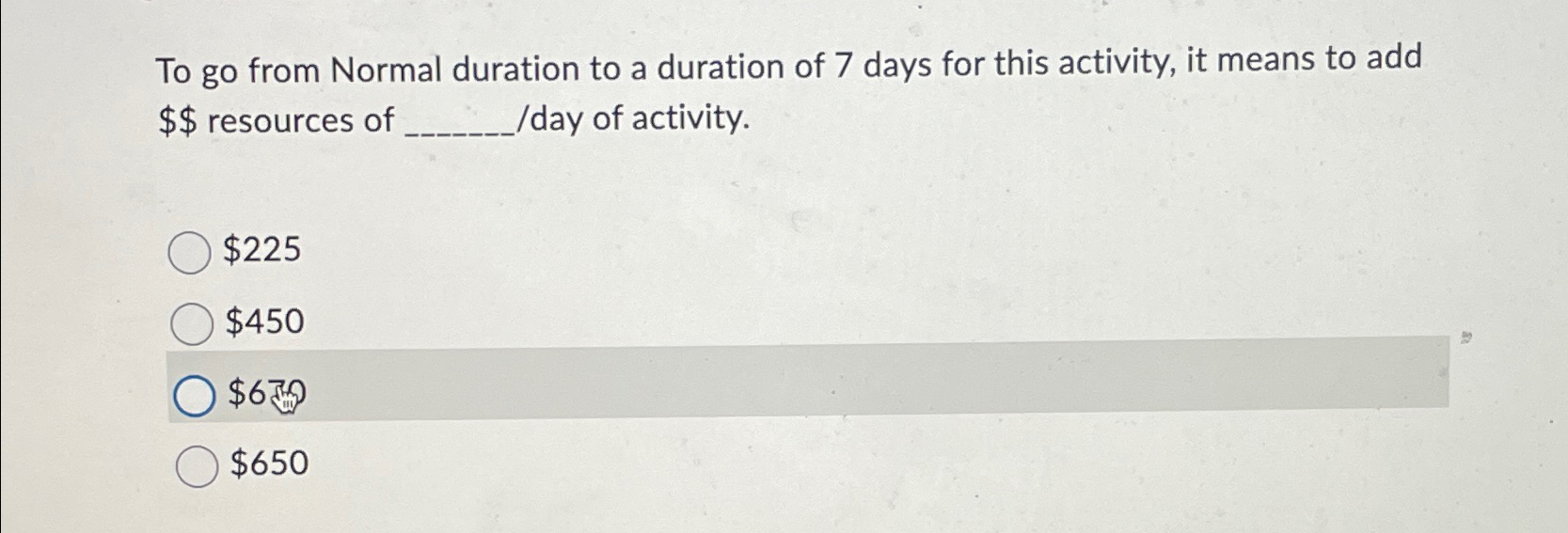 To go from Normal duration to a duration of 7 ﻿days | Chegg.com