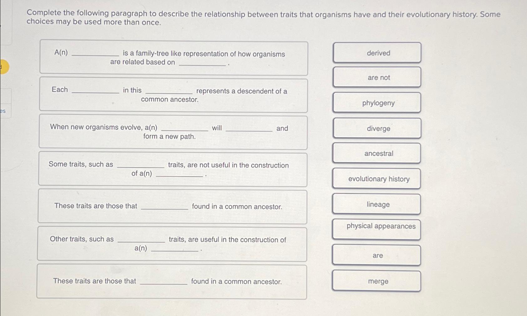 Solved Complete the following paragraph to describe the | Chegg.com