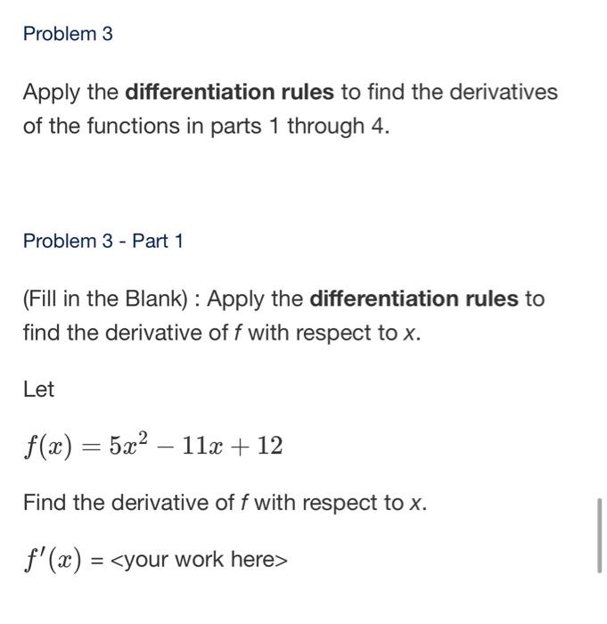 Solved Use the following function in parts 1 and 2 . | Chegg.com