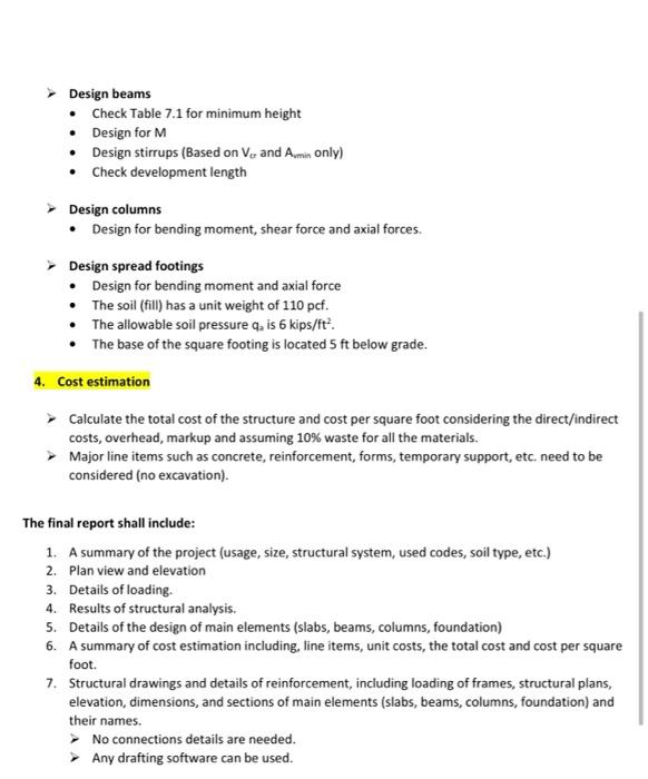 The purpose of the final project is to design various | Chegg.com