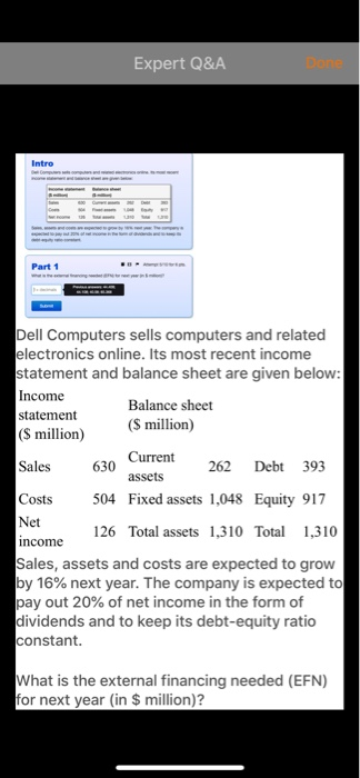 Solved Expert Q&A Done Intro Part 1 Dell Computers sells | Chegg.com