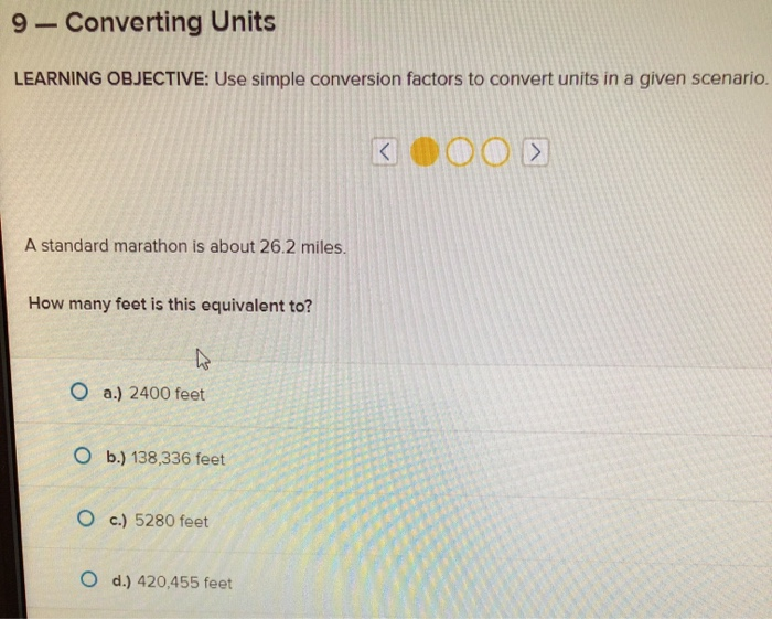 Solved - Converting Units LEARNING OBJECTIVE: Use simple | Chegg.com