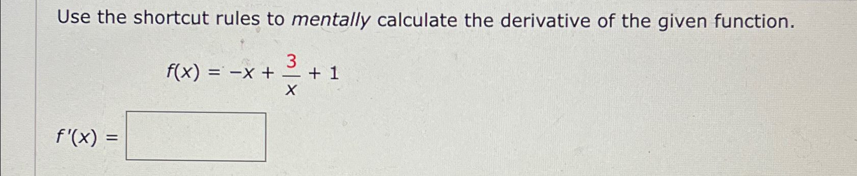 Solved Use the shortcut rules to mentally calculate the | Chegg.com