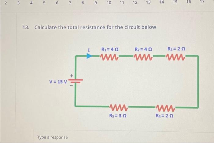 2 3 4 5 6 V 15 V 7 8 Type A Response 9 13 