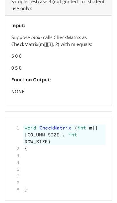 Solved In this exercise, the main code passes to the | Chegg.com