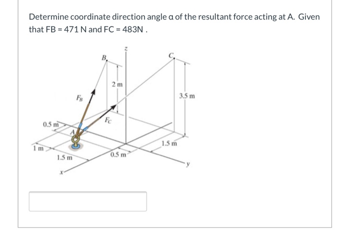 Solved Determine Coordinate Direction Angle A Of The