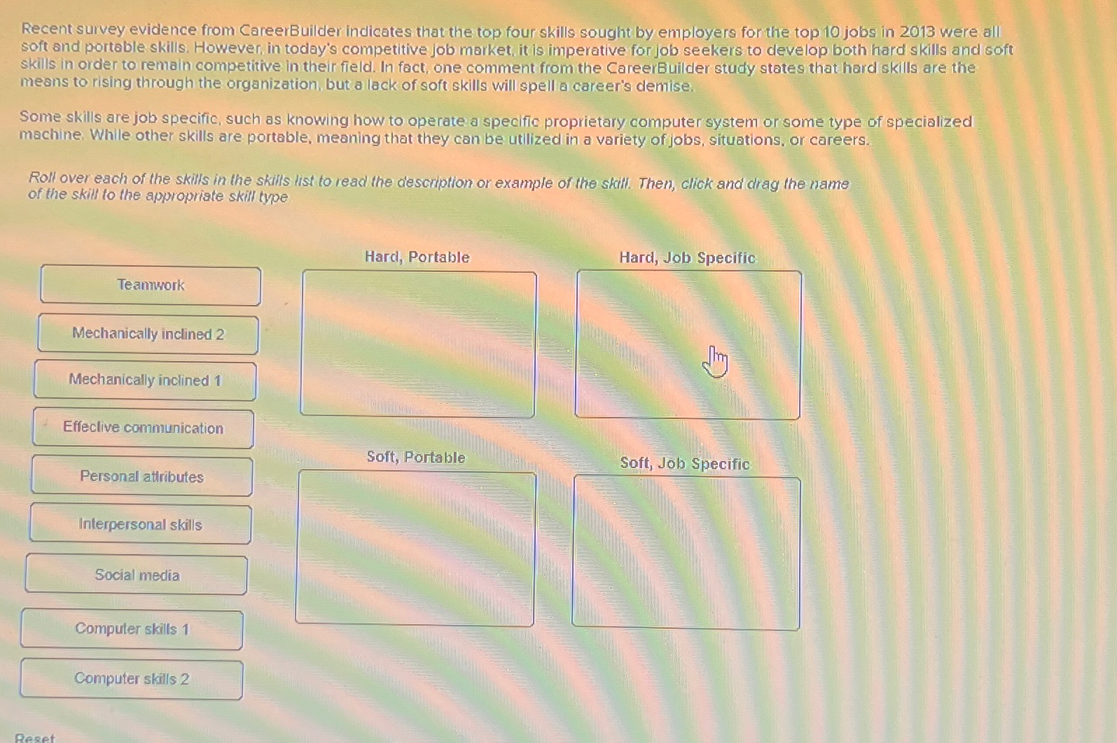 Solved Recent survey evidence from CareerBuilder indicates | Chegg.com