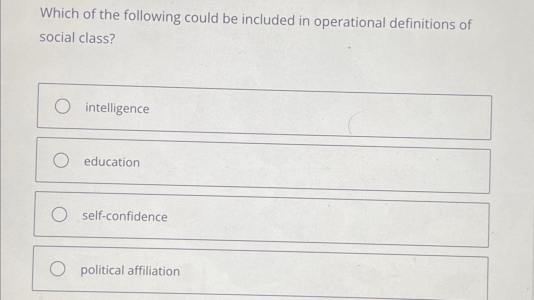 Solved Which of the following could be included in | Chegg.com