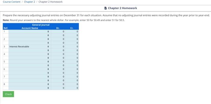 Solved Prepare the necessary adjusting journal entries on | Chegg.com