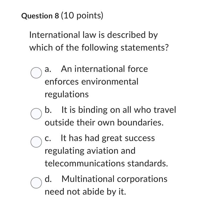 Uestion 6 10 Points Which Of The Following 