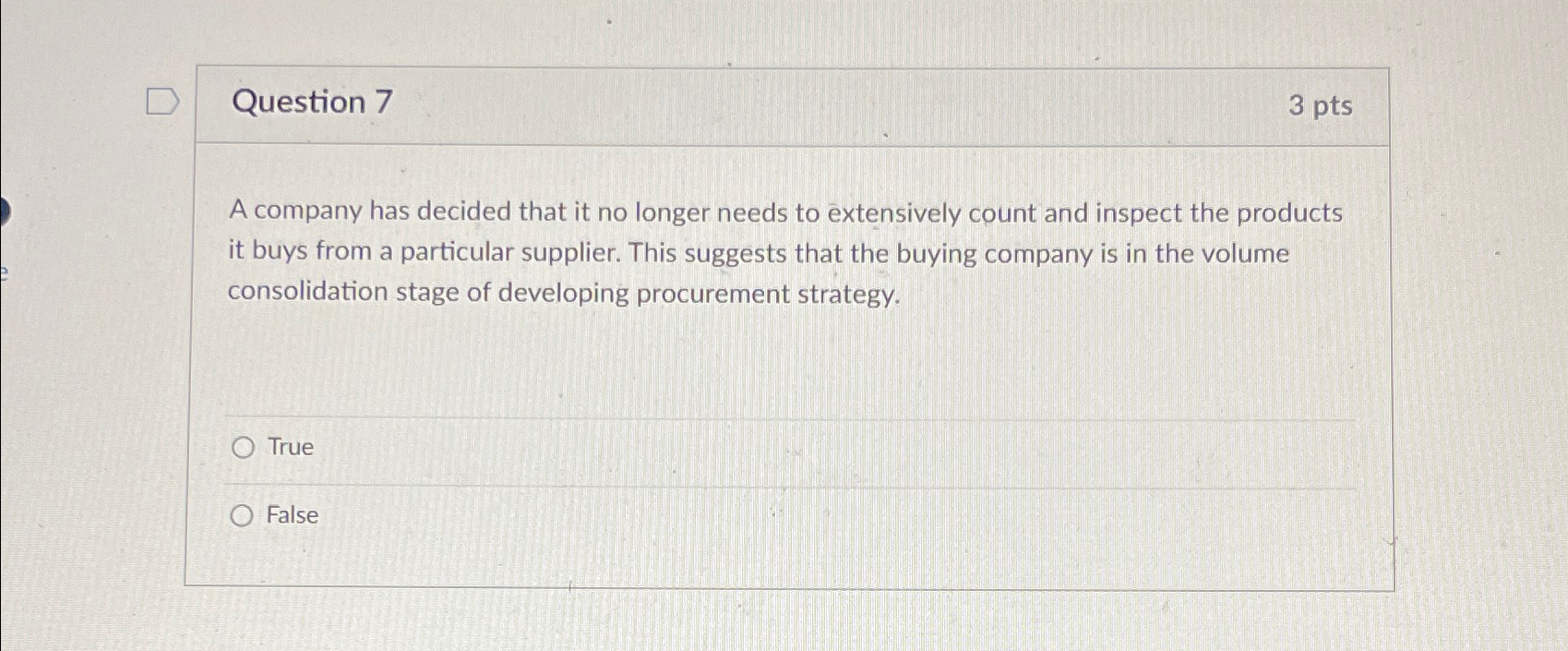 Solved Question 73 ﻿ptsA company has decided that it no | Chegg.com