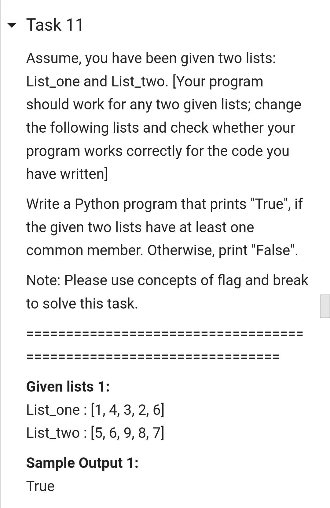 Solved Task 10 Write a Python program that reads a string as | Chegg.com