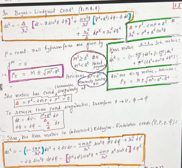 Transform the Schwarzschild line element in | Chegg.com