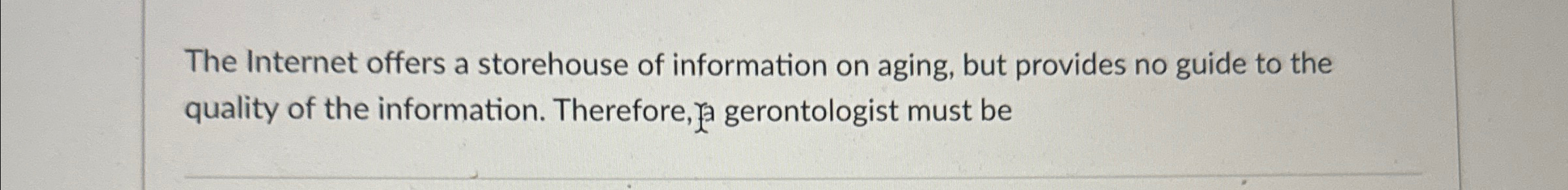 Solved The Internet offers a storehouse of information on | Chegg.com