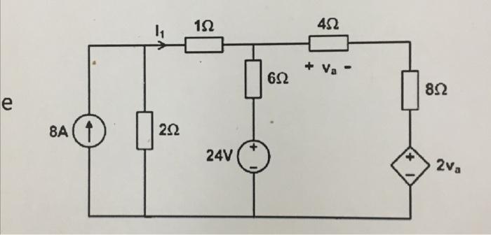 Solved determine I1 using superposition | Chegg.com Solved determine I1 using superposition | Chegg.com