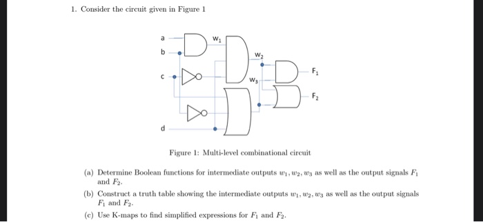 Solved 1. Consider the circuit given in Figure 1 Figure 1: | Chegg.com
