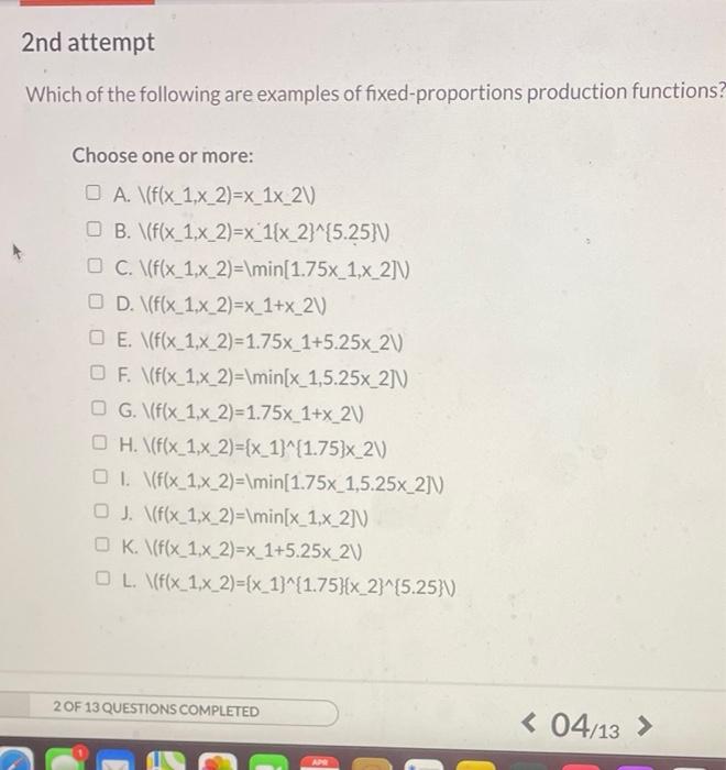 Solved 2nd attempt Which of the following are examples of | Chegg.com
