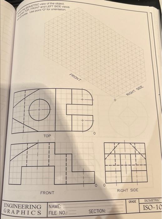 Solved isometric drawing | Chegg.com