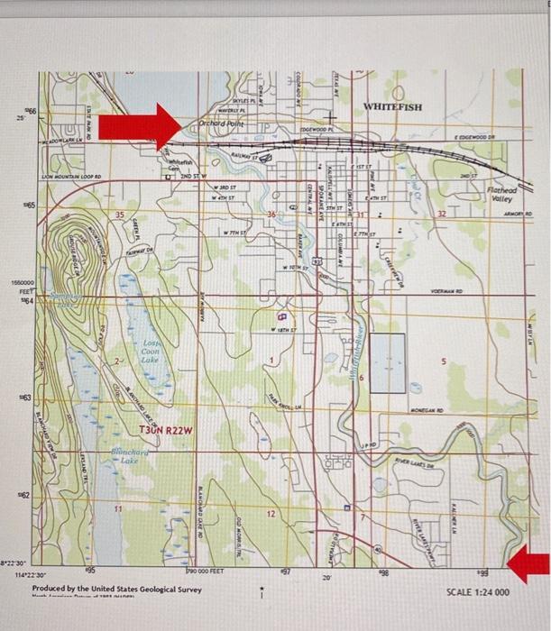 Solved 4.) Calculate the distance for the entire length of | Chegg.com