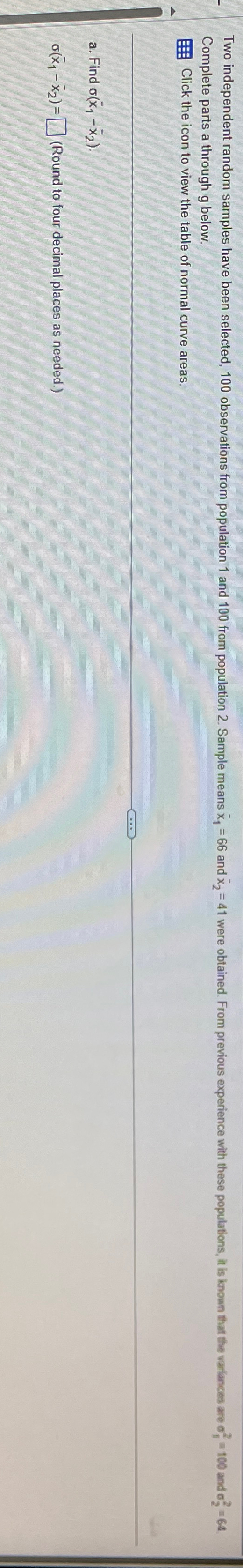 Solved Complete parts a through g ﻿below.Click the icon to | Chegg.com