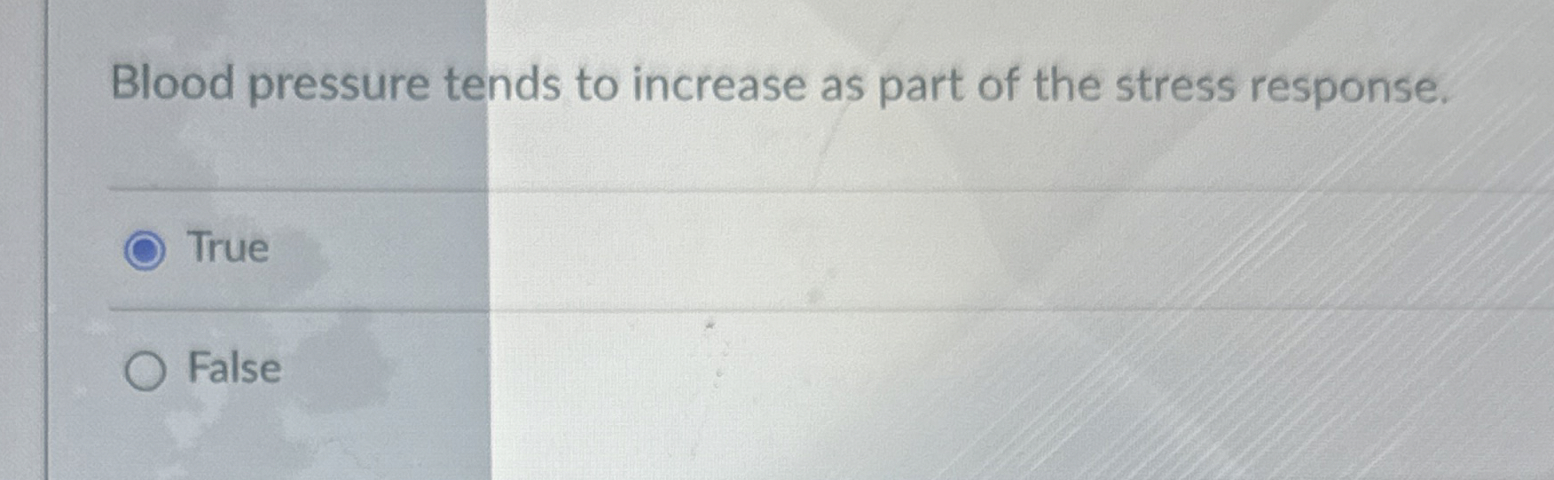 Solved Blood pressure tends to increase as part of the | Chegg.com