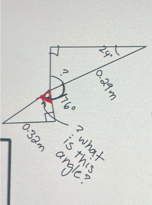 Solved find the angle in red. 176 includes the red, but i | Chegg.com