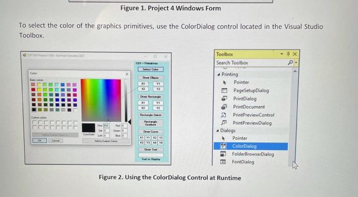 Solved GDI+, Graphics Primitives, Rectangles, Curves, | Chegg.com