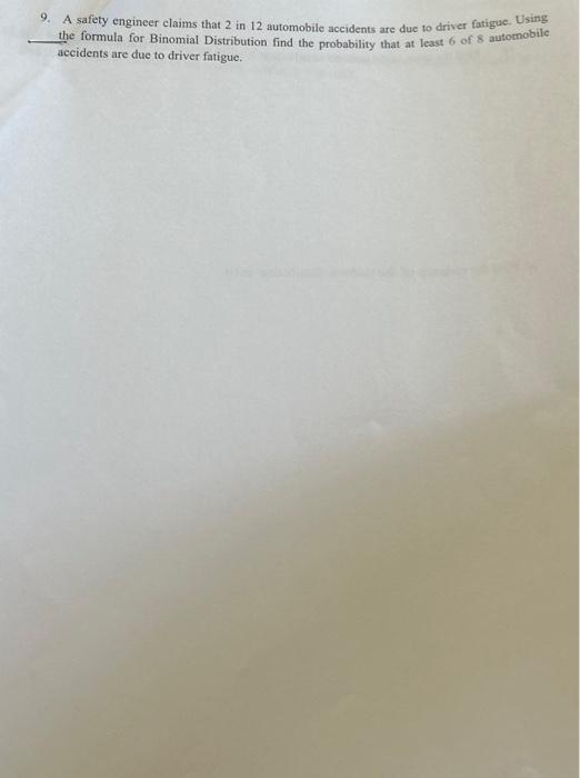 Solved This is a Problem is from a Probablity and Statistics | Chegg.com