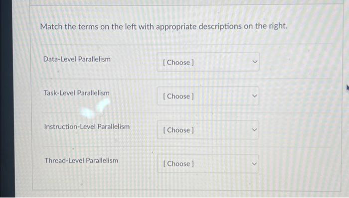 Solved Match the terms on the left with appropriate | Chegg.com