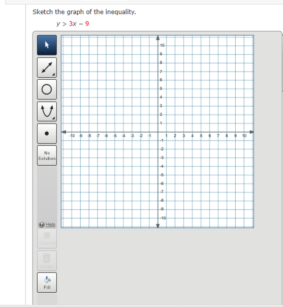 Solved Sketch the graph of the inequality.y>3x-9 | Chegg.com