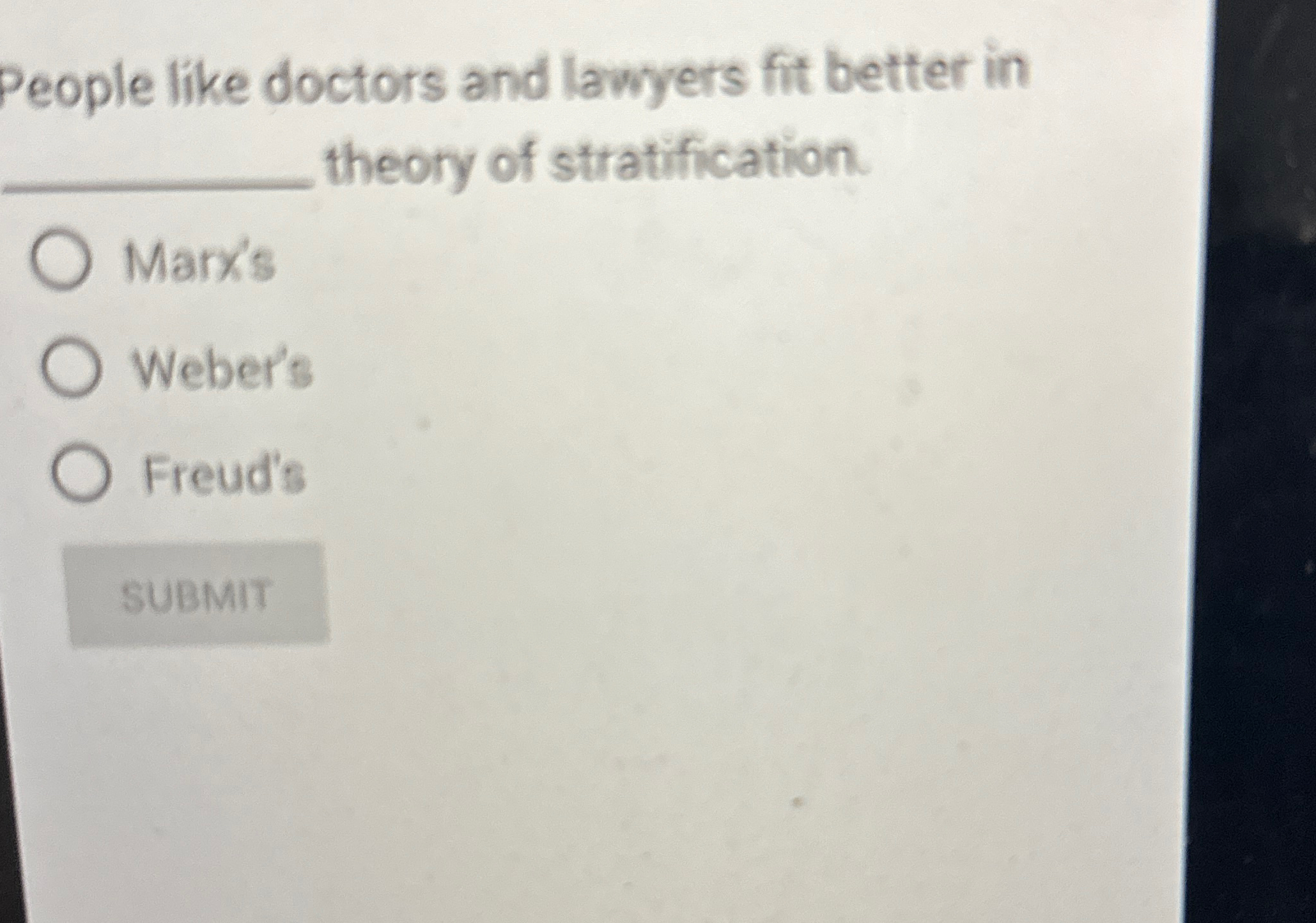 Solved People like doctors and lawyers fit better inq, | Chegg.com