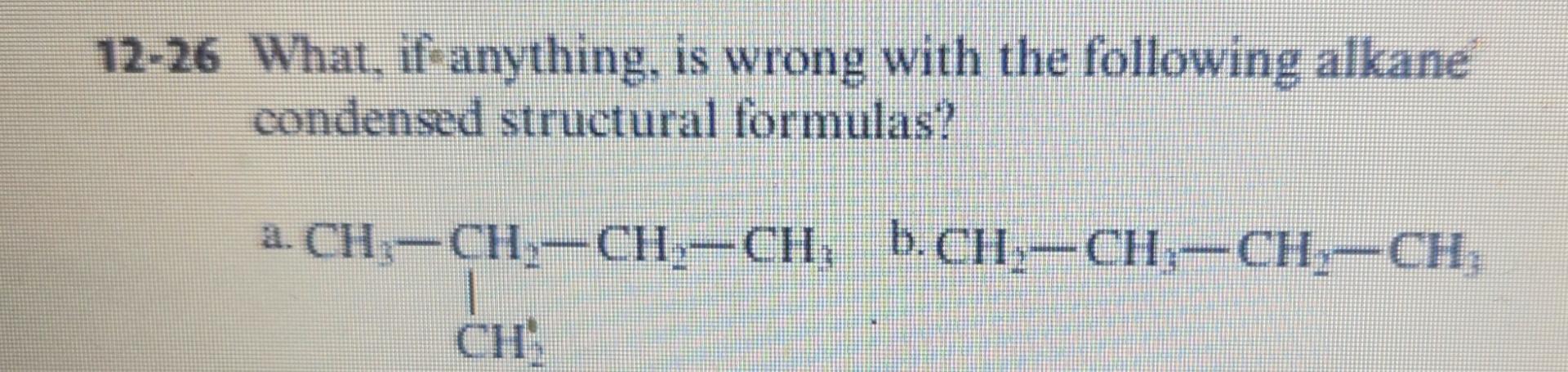 Solved 12-26 ﻿What, if-anything, is wrong with the following | Chegg.com