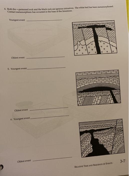 Solved 2. Reconstruct the relative sequence of events | Chegg.com