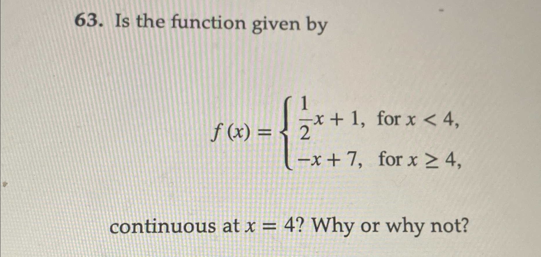 Solved Is the function given | Chegg.com