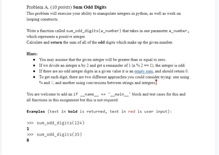 Solved Problem A 10 Points Sum Odd Digits This Problem 1802