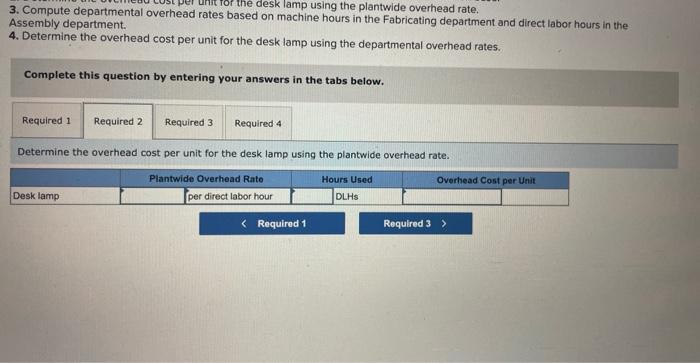Solved Exercise 17-9 (Algo) Allocating overhead using | Chegg.com