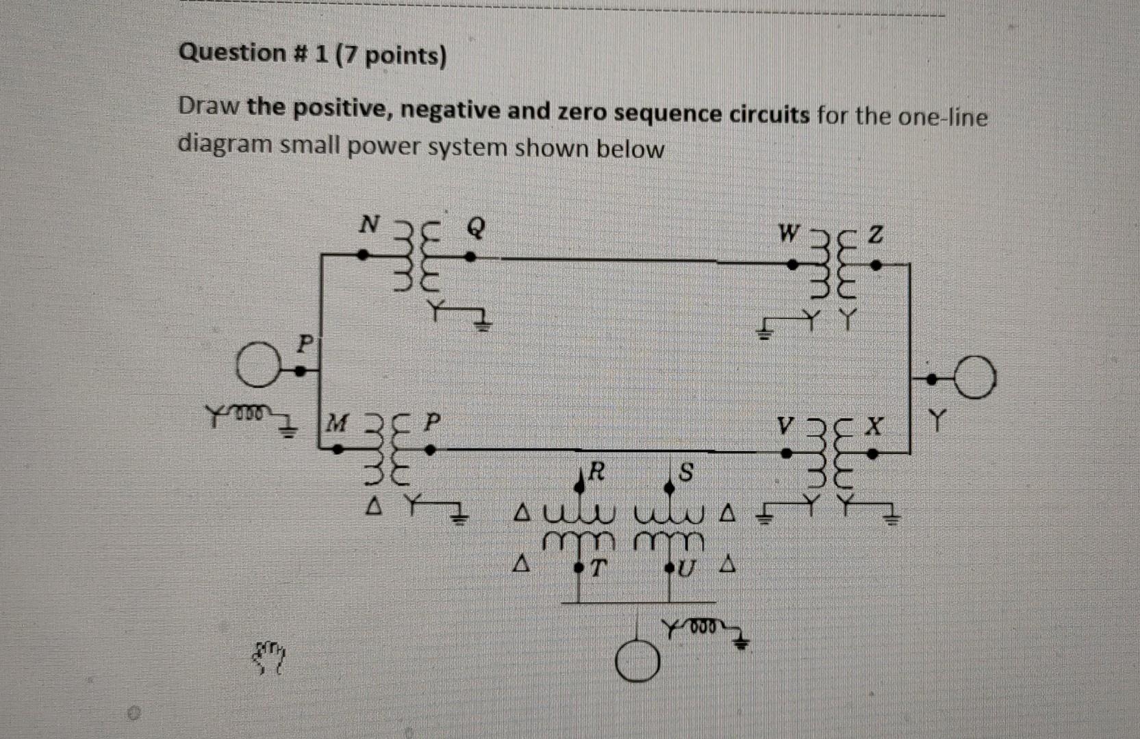 Solved Question \# 1 (7 points) Draw the positive, negative | Chegg.com