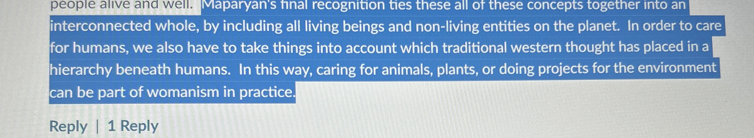 people alive and well. Maparyan's tinal recognition | Chegg.com