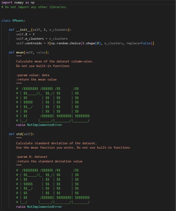 Solved some basic learning from data coding questions:due to | Chegg.com