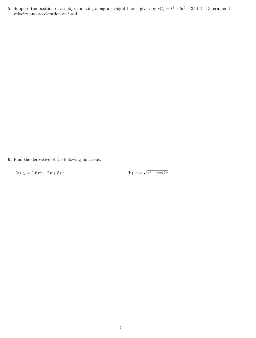 Solved Suppose The Position Of An Object Moving Along A