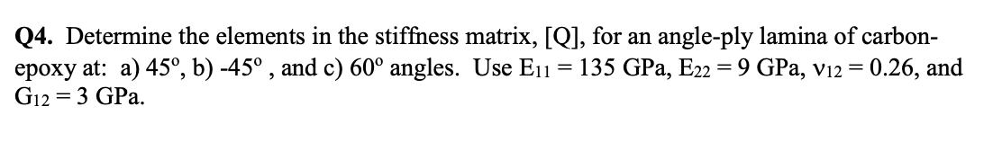 Solved Q4. ﻿Determine the elements in the stiffness matrix, | Chegg.com
