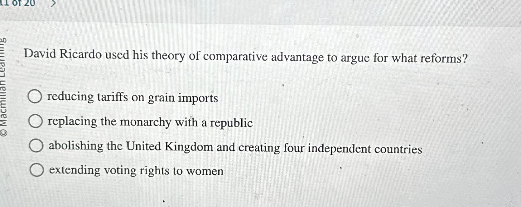 Solved David Ricardo used his theory of comparative | Chegg.com