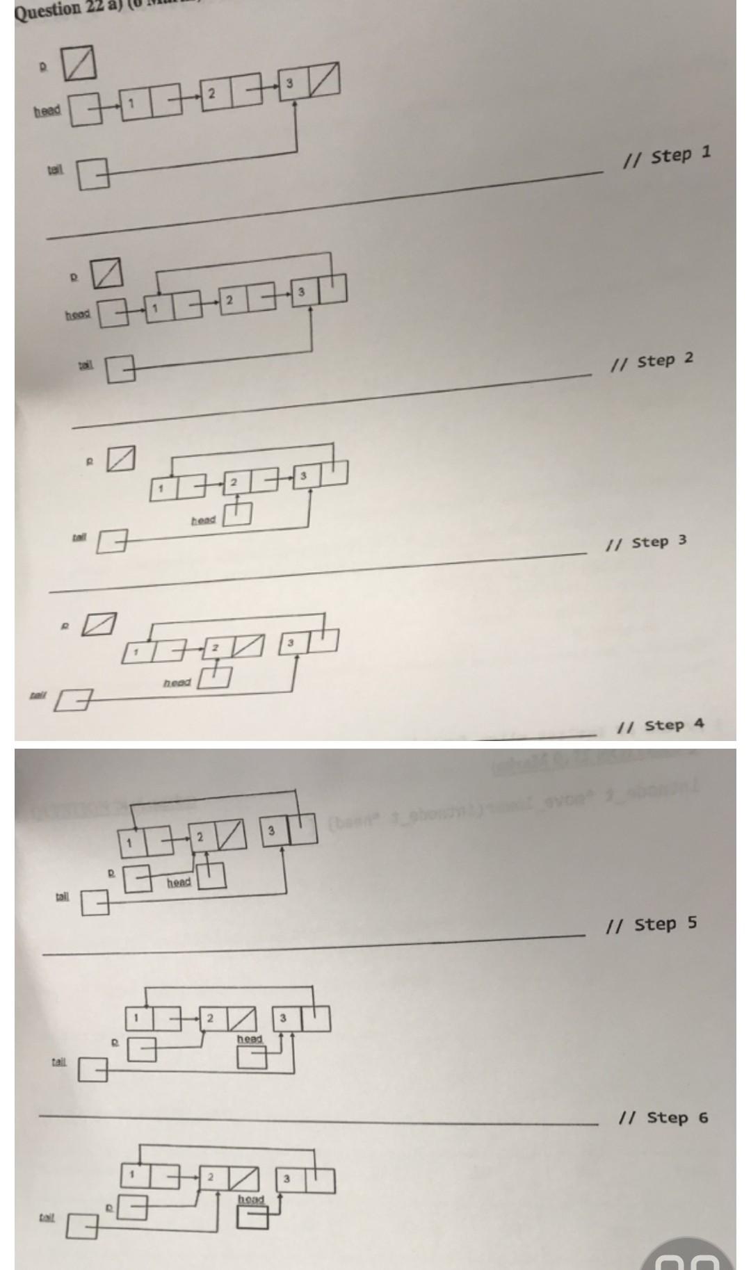Solved Question 22 [8 marks] Here is the declaration of a | Chegg.com