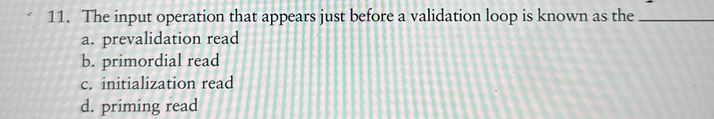 Solved The input operation that appears just before a | Chegg.com