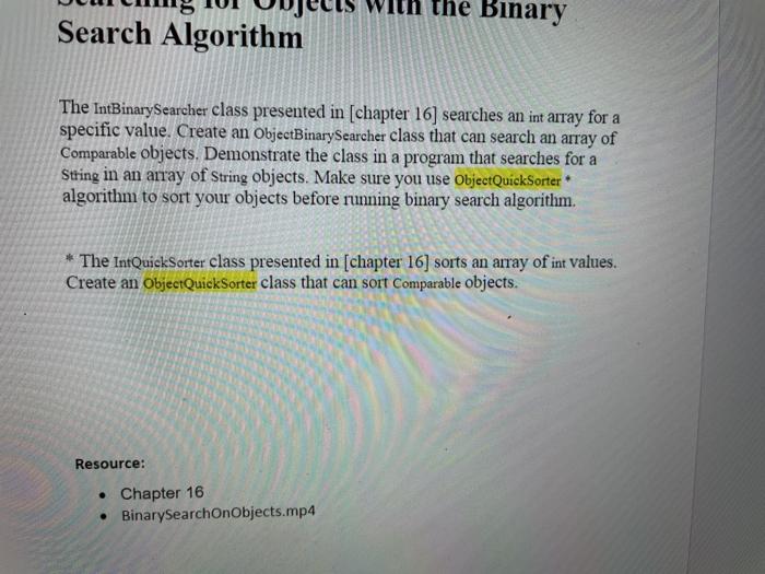 Solved With the Binary Search Algorithm The | Chegg.com Solved With the Binary Search Algorithm The | Chegg.com